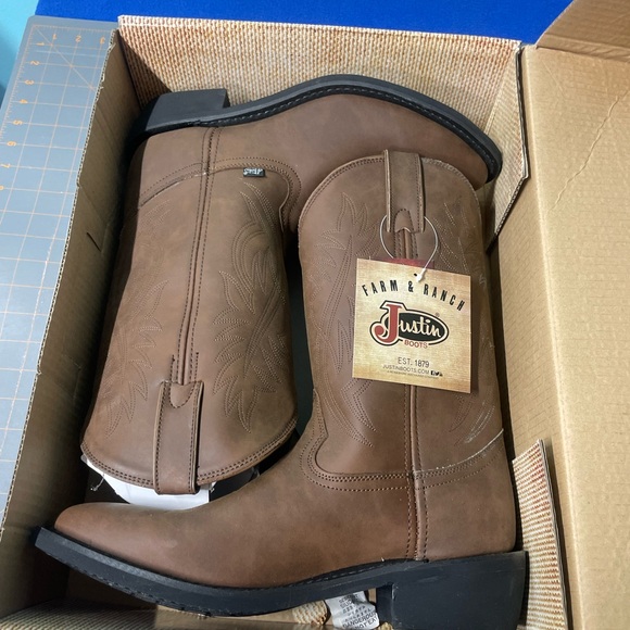 Justin Boots | Shoes | Justin Boots Mens Brown Western Boots 3d Needs ...